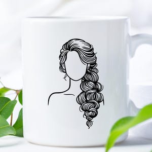 Long Hair SVG Bundle, Instant Digital Download, PNG, SVG Cut Files - Etsy