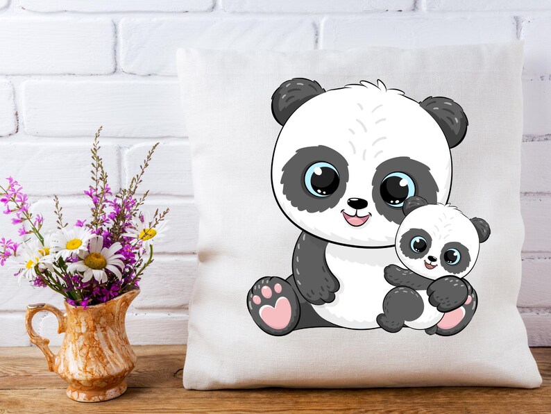 PANDA SVG, Cute PANDA Svg, Cartoon Panda Svg, Panda Clipart, Panda Svg ...