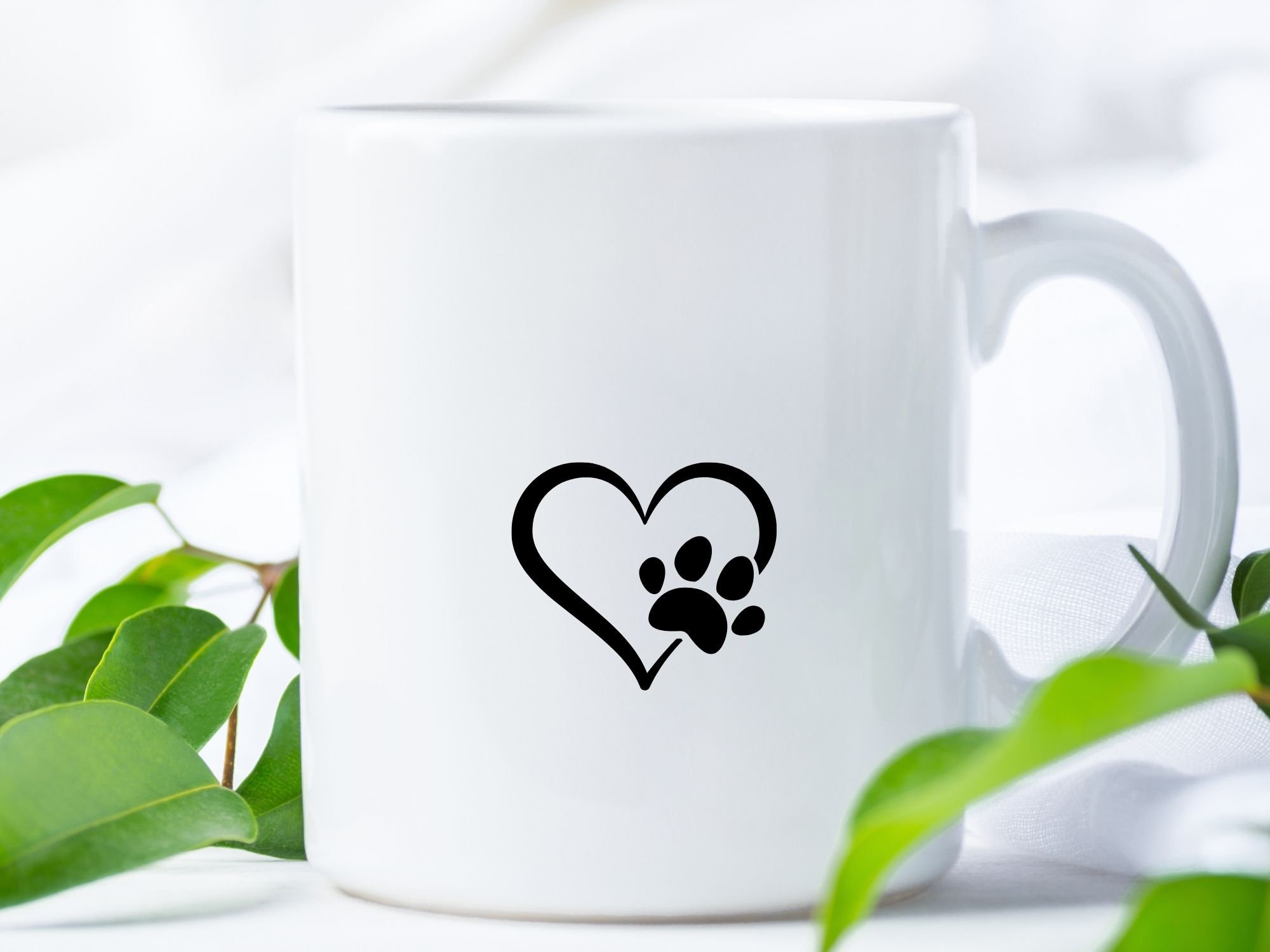 Dog Paw Print SVG Bundle: Animal Cut Files for Cricut, Silhouette - Etsy