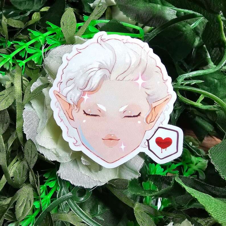 Baldurs Gate 3 Companion Kissing Faces Vinyl Sticker, Astarion, Karlach ...