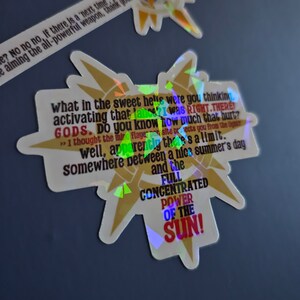 Astarion Lathander Rage Rant, Blood of Lathander, Baldur's Gate 3 Vinyl ...