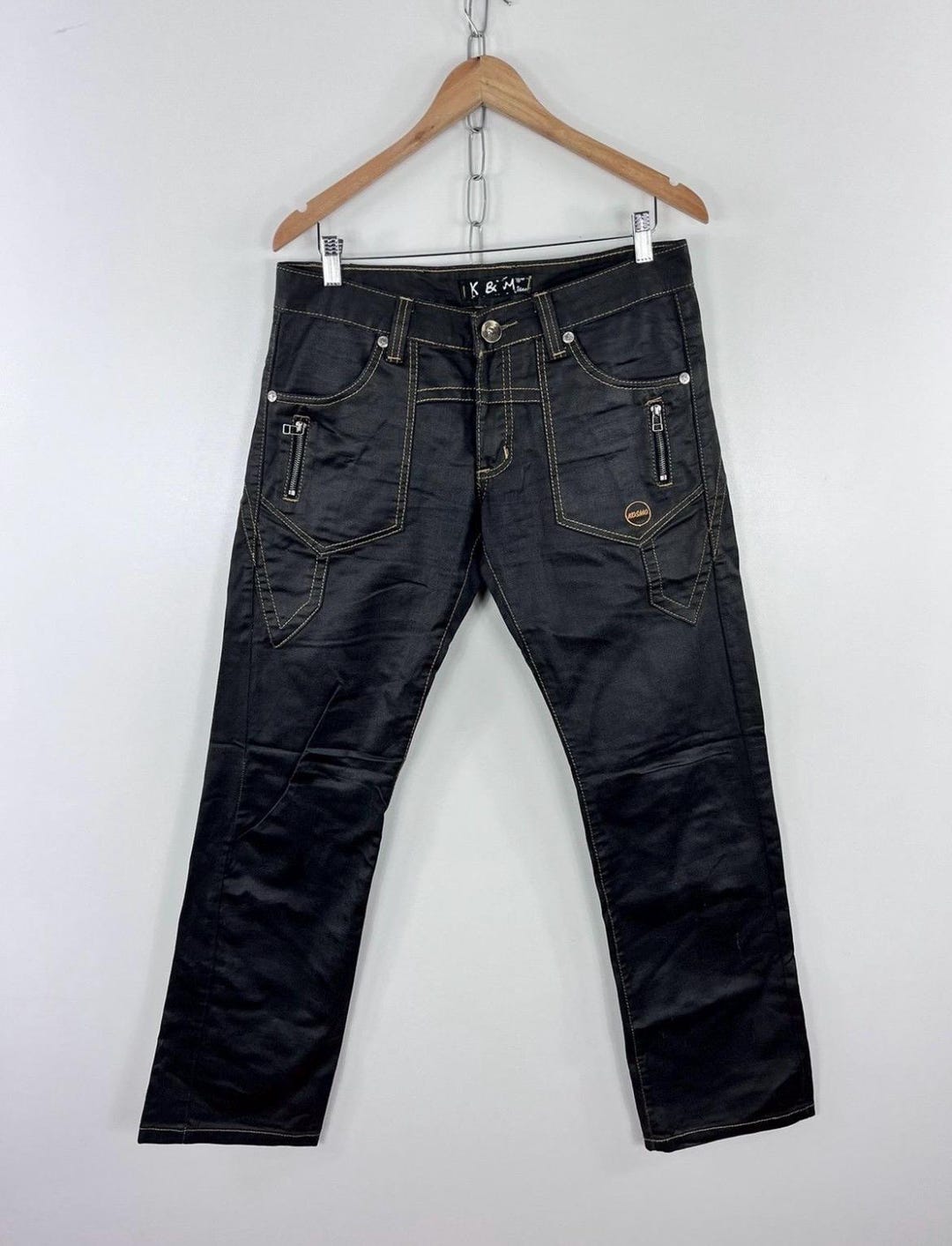 Kosmo & Lupo Jeans Denim Pants Japanese Style Black Size 31 - Etsy