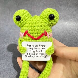 Emotional Support Sunflower+positive Frog Finished Product ...