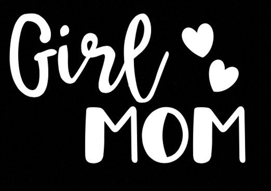 Girl Mom Car Decal - Etsy