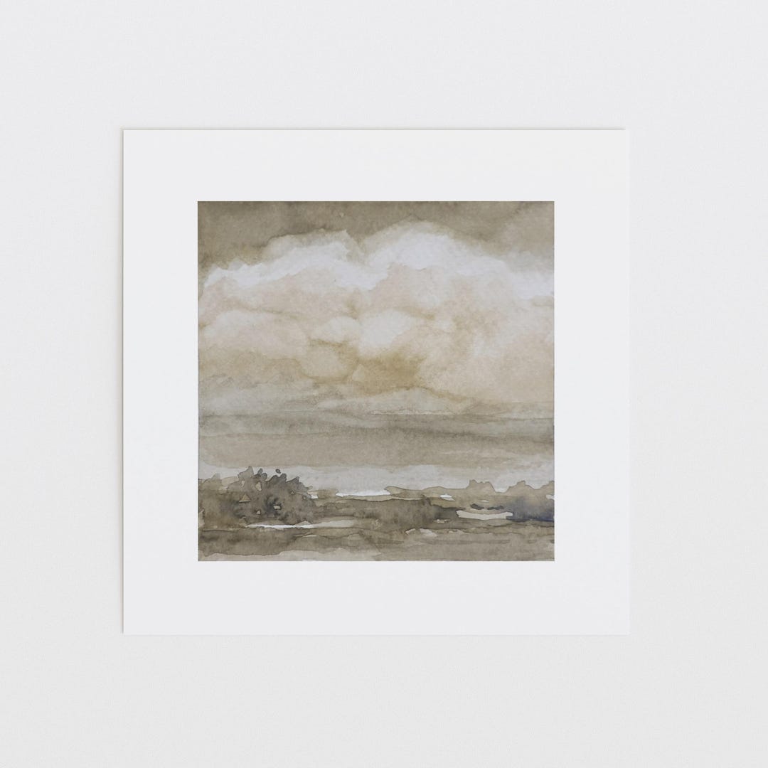 Pure Being - Hand Painted Watercolor Painting 6 X 6 Inches Gift for ...