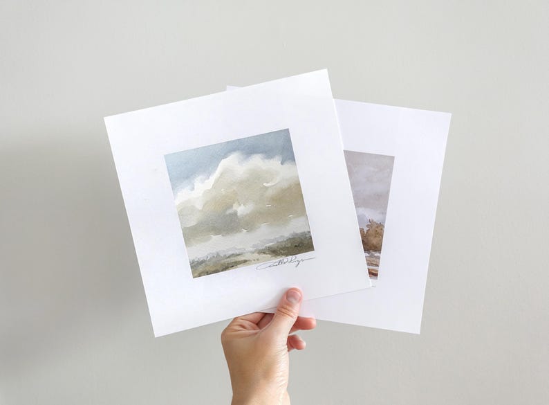 Printable Set of 4 - Art Prints 8x8 Inches Mini Art Printable Abstract ...