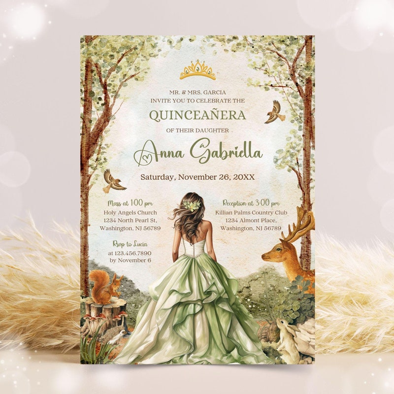 Enchanted Forest Template - Etsy