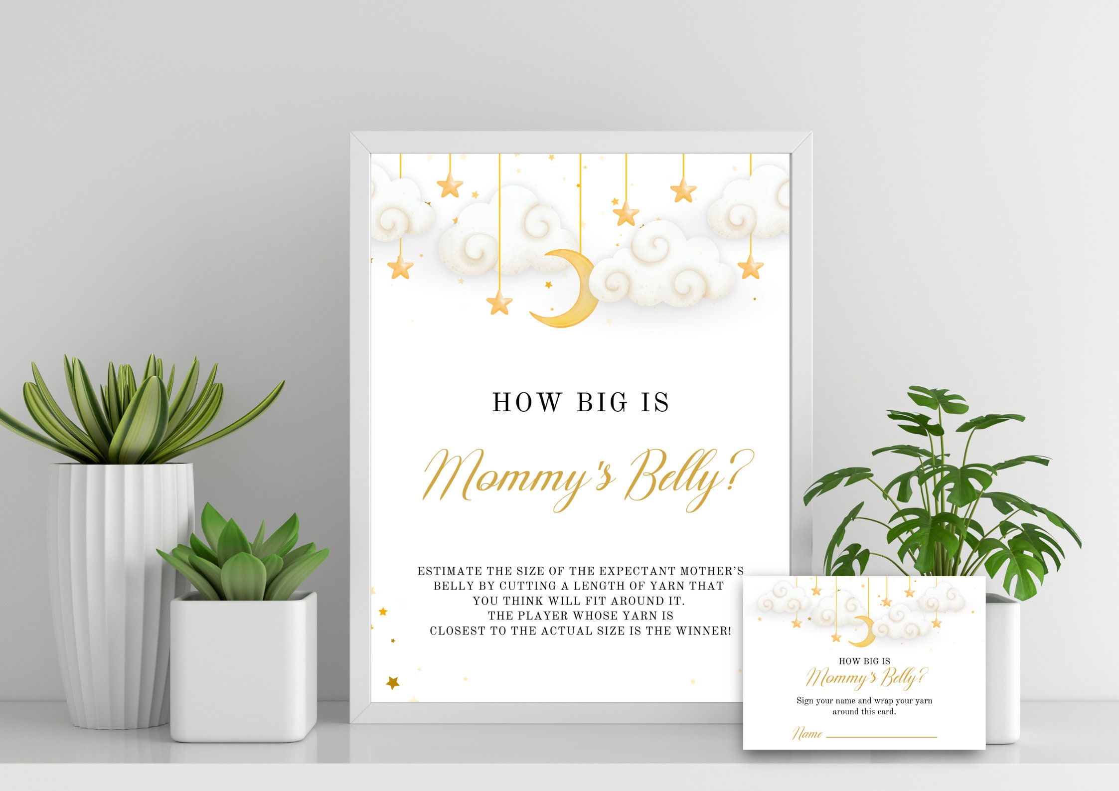 Baby Shower Games, Twinkle Twinkle Little Star, Editable Game Bundle ...