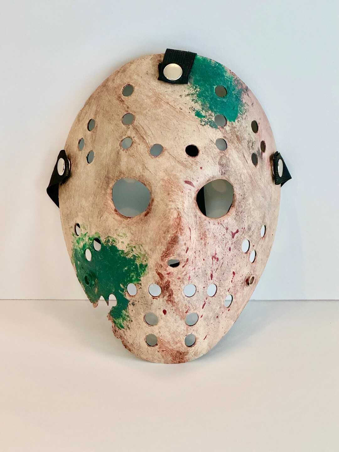 Custom Painted Jason Vorheese Mask Mossy - Etsy