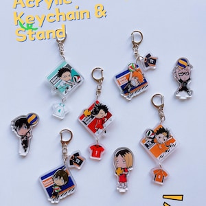 Haikyu! Haikyuu ! Keychain & Acrylic Stand ｜ Sticker - Etsy