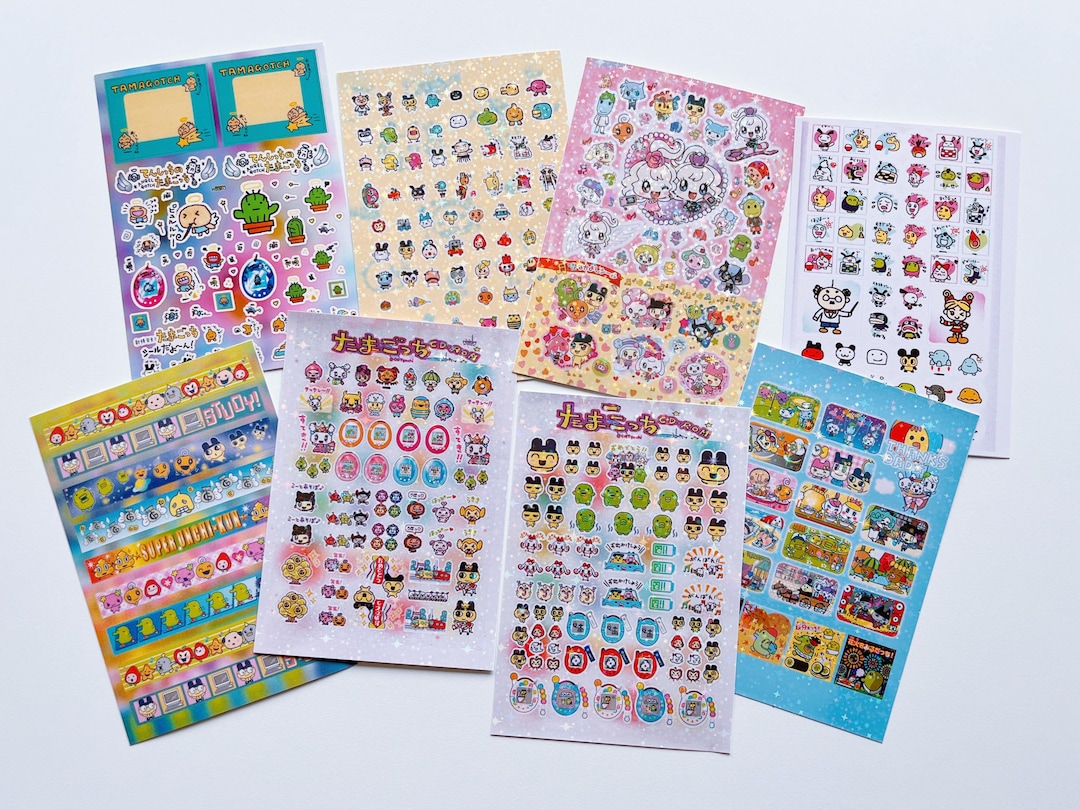 Tamagotchi Sparkling Sticker | Mini Sticker Set | Cute Sticker for ...