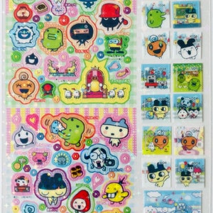 Tamagotchi Sparkling Transparent Sticker See Through Tama Sticker Gift ...
