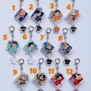 Haikyu! Haikyuu ! Keychain & Acrylic Stand ｜ Sticker - Etsy