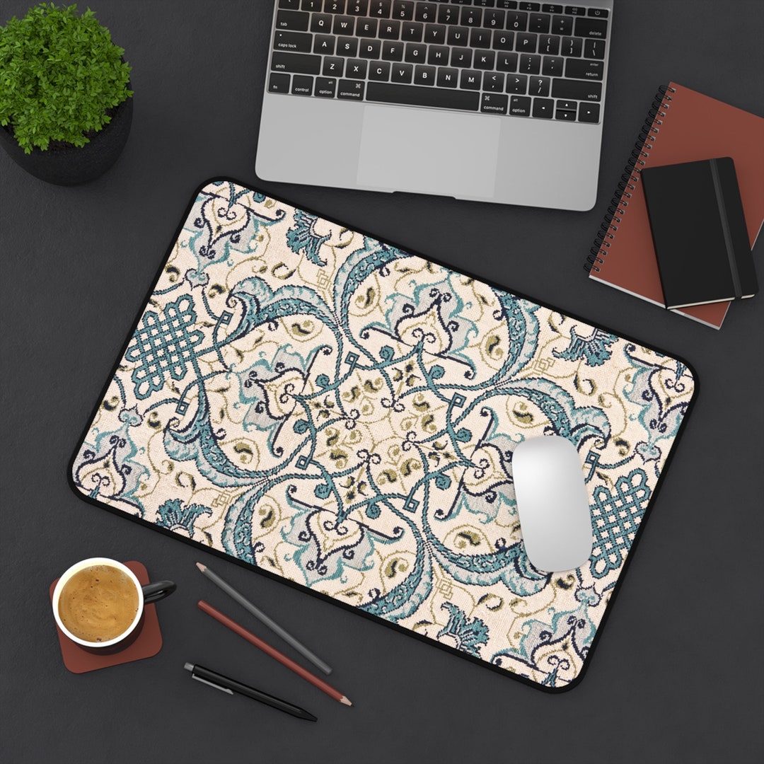 Turkish Desk Mat Persian Office Decor Tech Accessories Desk Mat Office ...