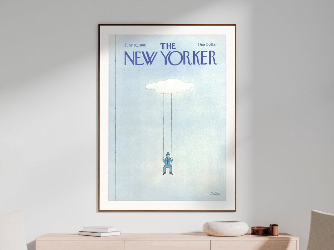 Vintage Magazine Poster - June 30, 1980 - Mid Century Wall Art - Etsy