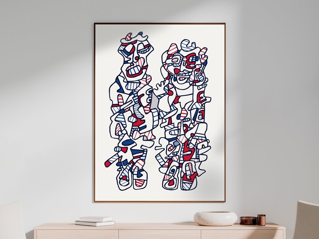 Vintage Museum 1974 Delegation Poster - Retro Abstract Art Print - Etsy