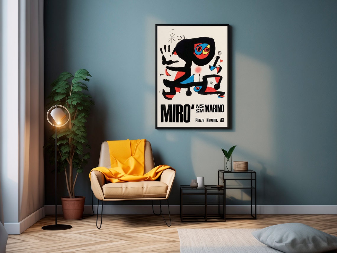 Museum Joan Miro UNESCO 1974 Poster - Digital Printable Art - Avangard ...