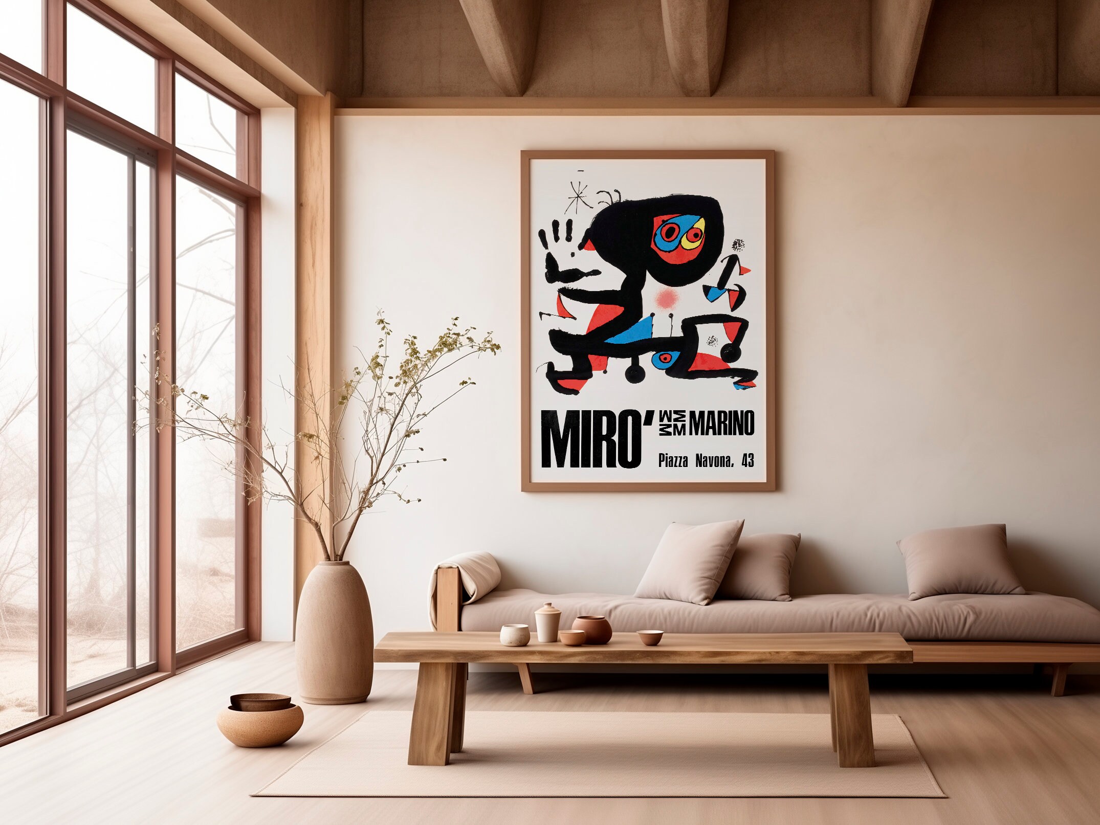 Museum Joan Miro UNESCO 1974 Poster - Digital Printable Art - Avangard ...