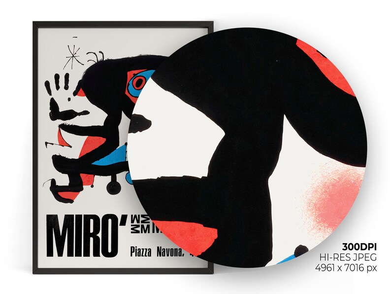 Museum Joan Miro UNESCO 1974 Poster - Digital Printable Art - Avangard ...