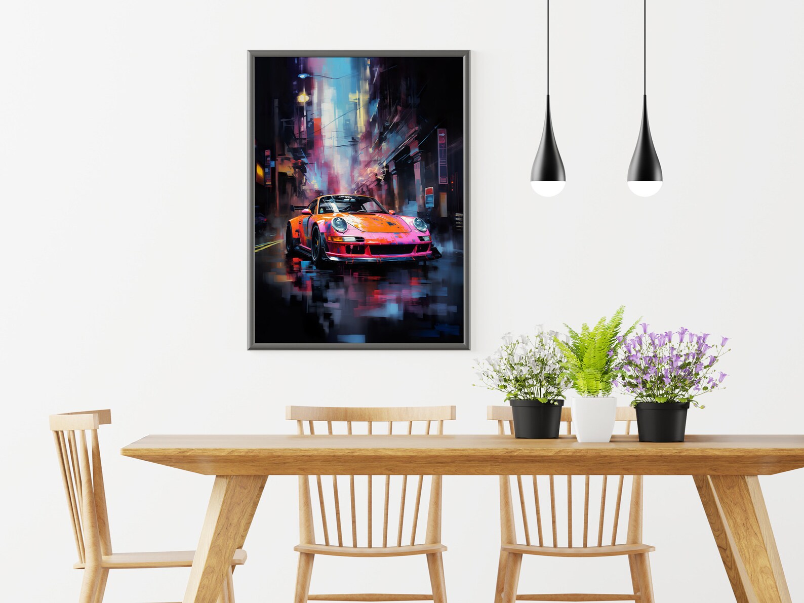 Automotive Printable Wall Art German Sports Coupe Wall Decor, Instant ...