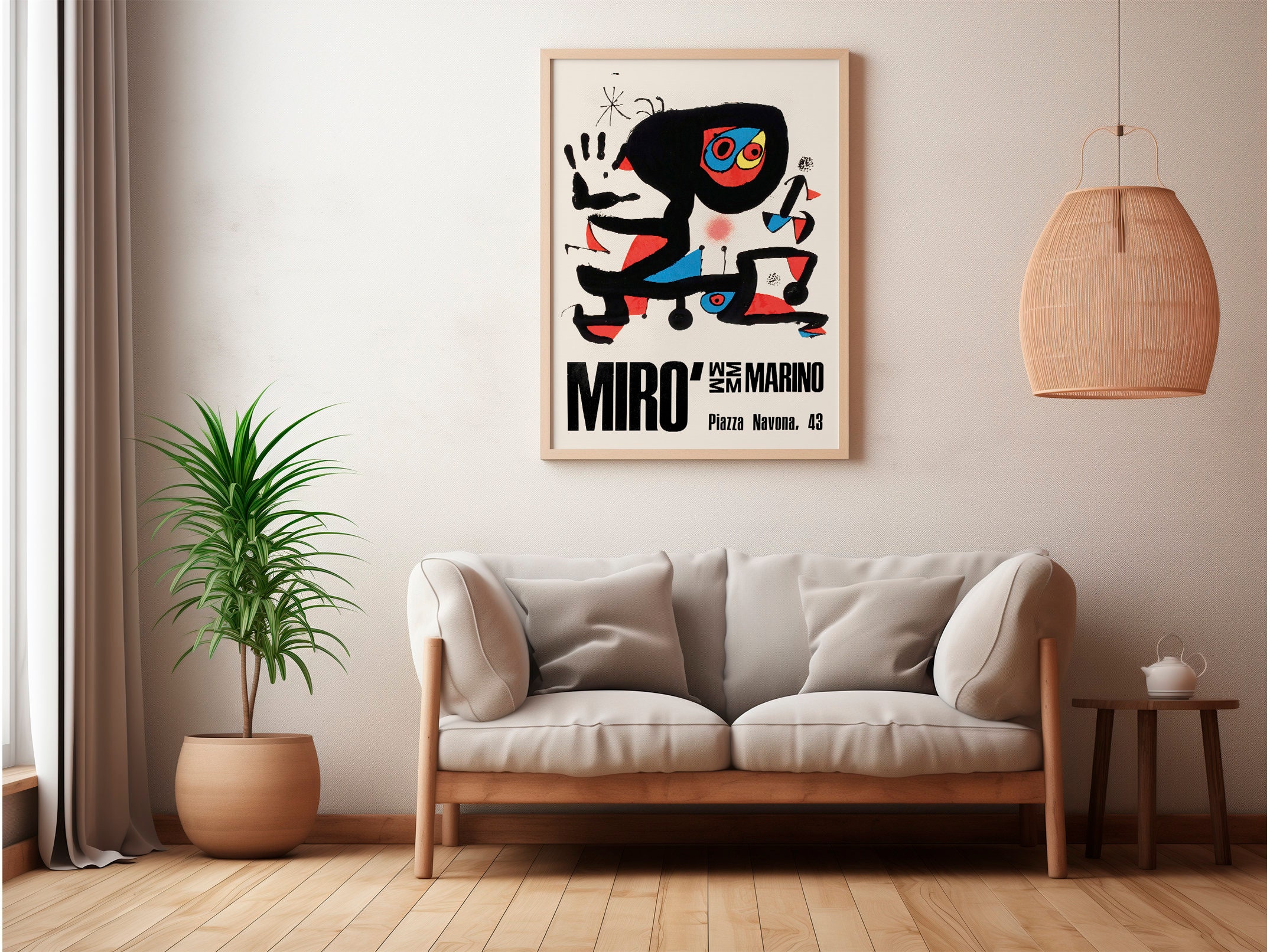 Museum Joan Miro UNESCO 1974 Poster - Digital Printable Art - Avangard ...