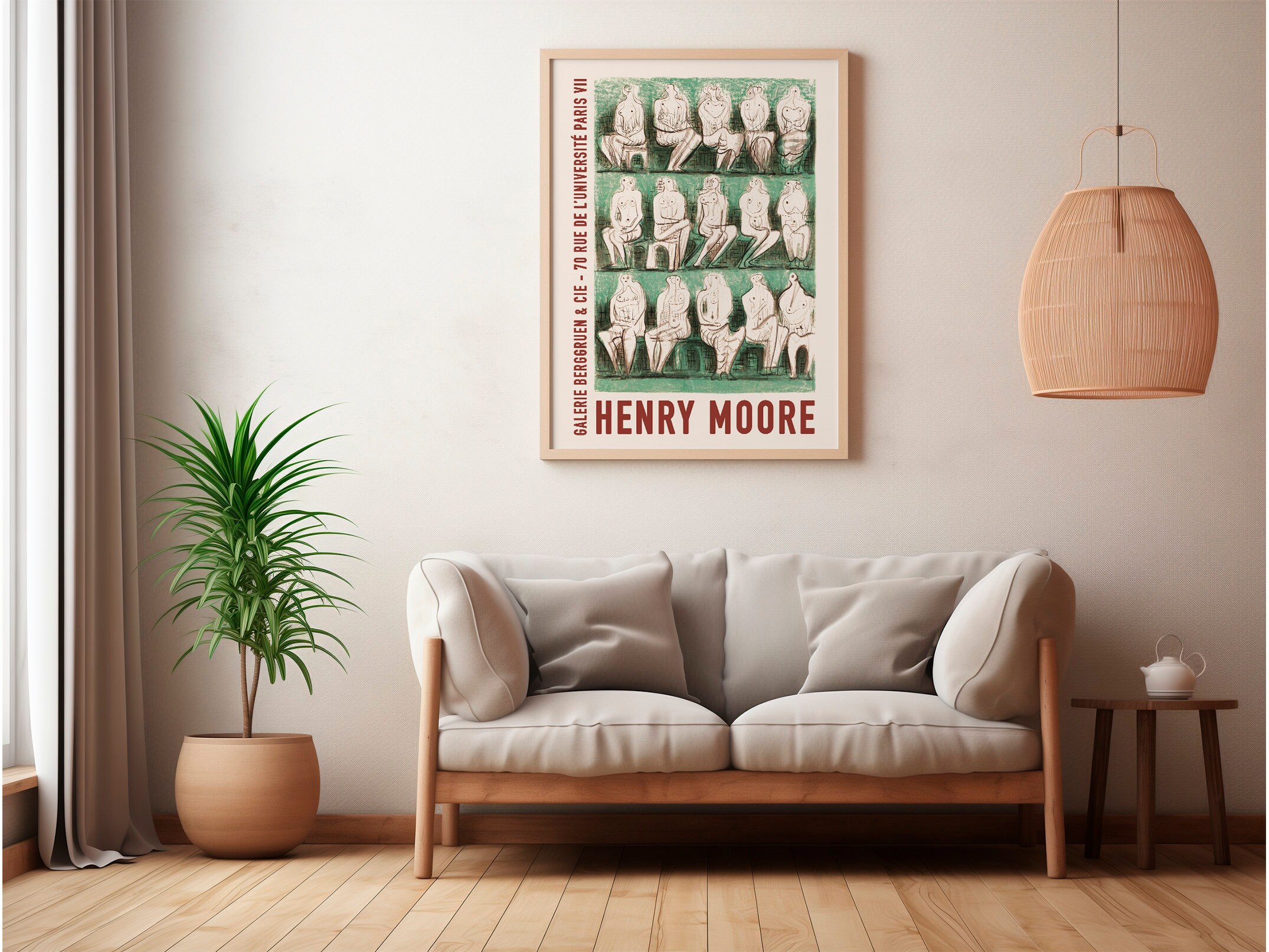 Vintage Museum Poster: Abstract Art Print Aesthetic Wall Art Digital ...