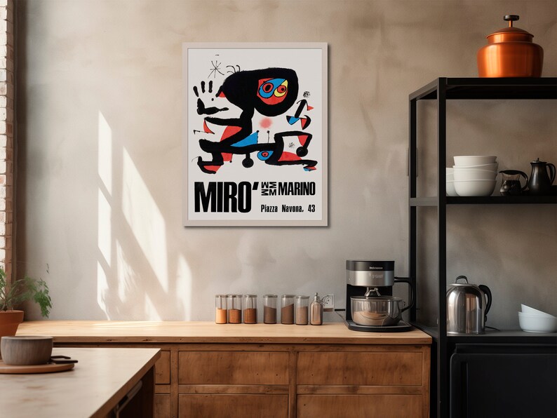 Museum Joan Miro UNESCO 1974 Poster - Digital Printable Art - Avangard ...