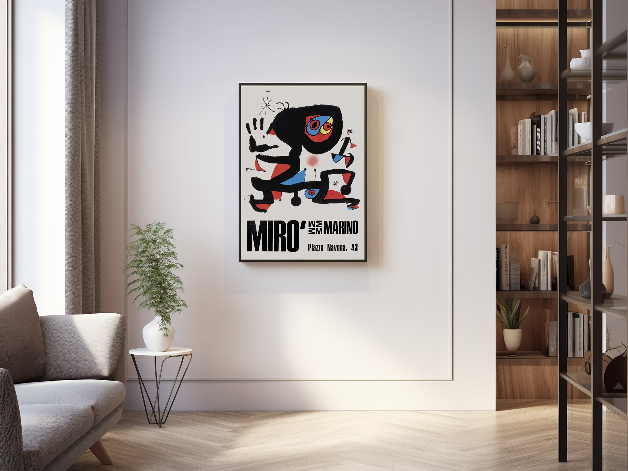 Museum Joan Miro UNESCO 1974 Poster - Digital Printable Art - Avangard ...