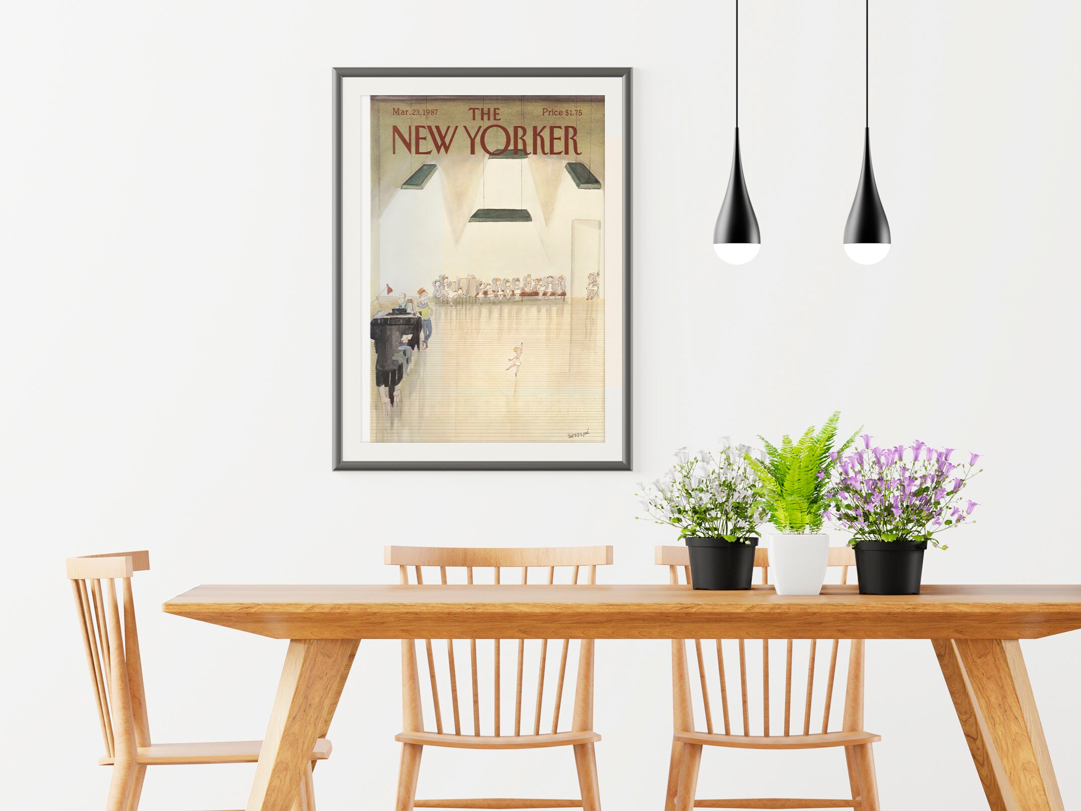 Vintage Mid Century Wall Art: Magazine Cover Poster March 23, 1987 ...