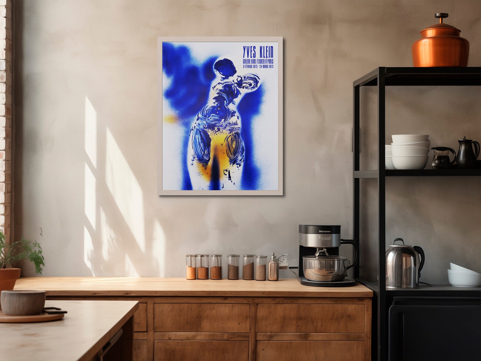 Vintage Exhibition Yves Klein 1973 Poster - Digital Download Art Print ...