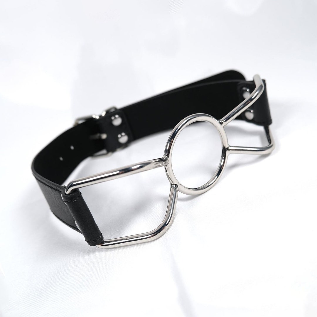 BDSM O-ring Gag Spider Open Mouth Gag Handmade Restraints Bondage Toys ...