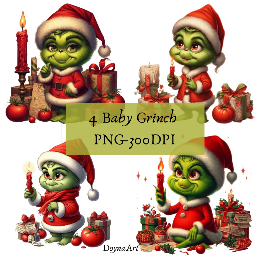 Cute Baby Grinch, Grinch Christmas Decorations, Baby Grinch,christmas ...