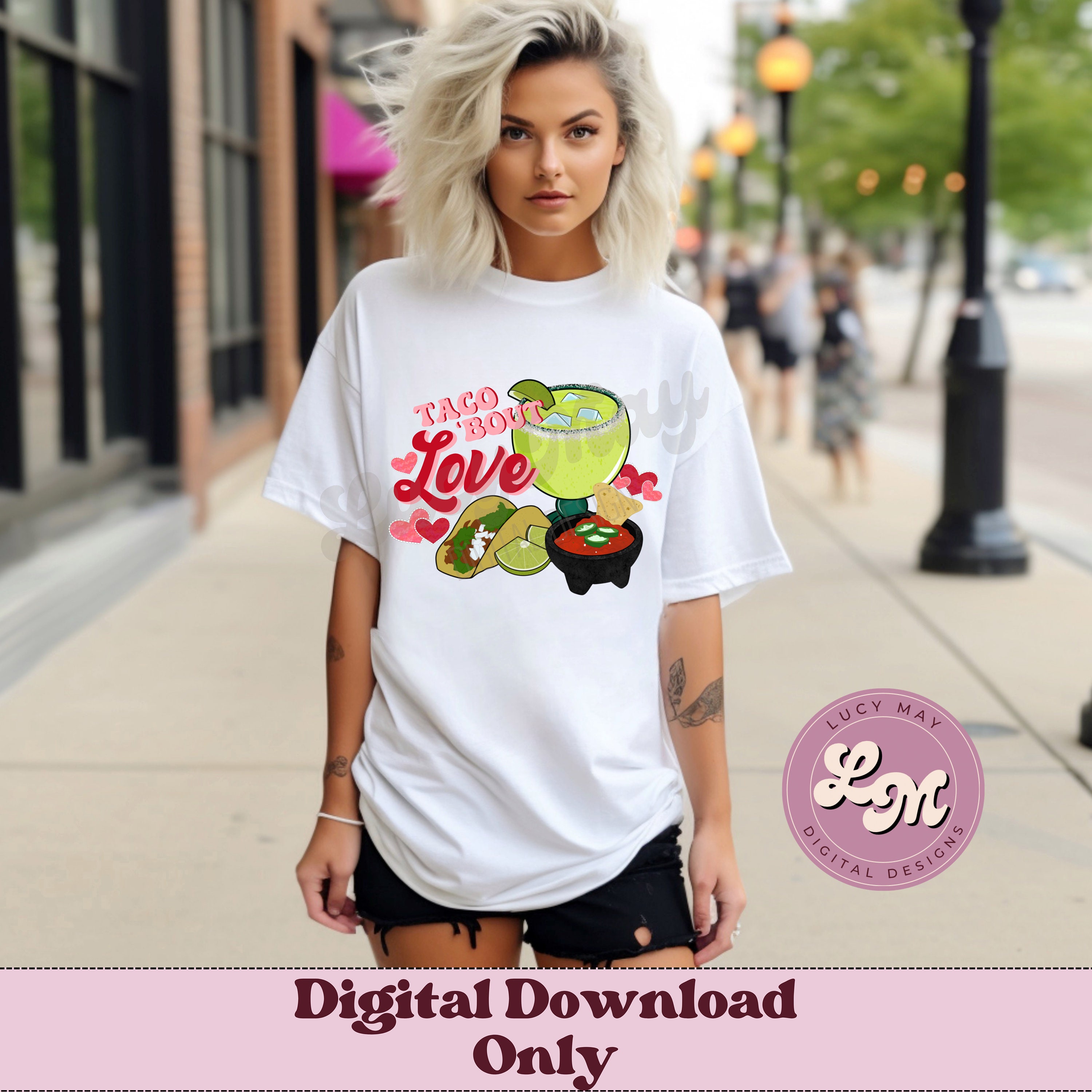 Taco Bout Love Png, Taco Valentine Png, Margarita Valentine Png, Food ...