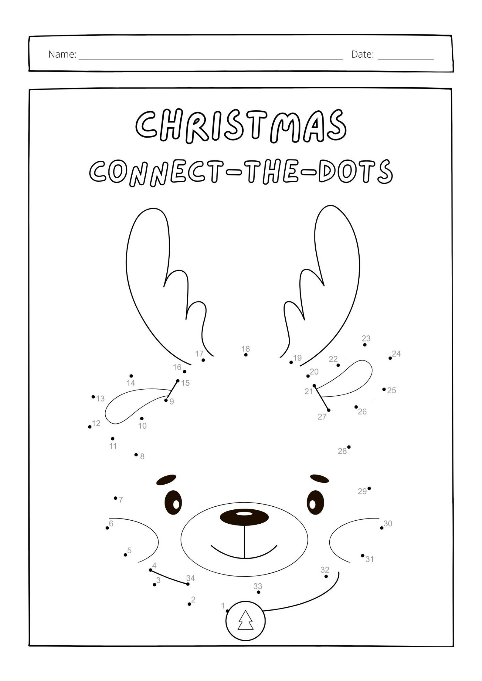Christmas Color Haven Coloring Pages Worksheet Set - Etsy