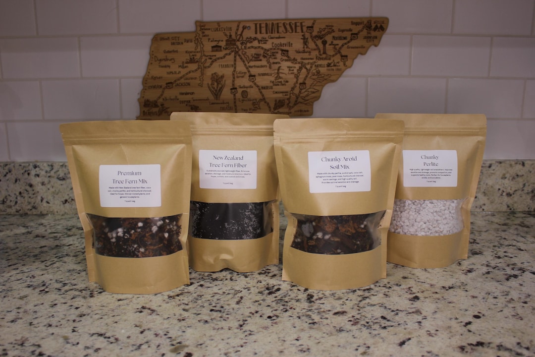 Soil Sampler Set – Chunky Aroid Mix, Tree Fern Fiber, Chunky Perlite ...