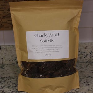 Premium Chunky Aroid Soil Mix for Houseplants – Well-draining Potting ...
