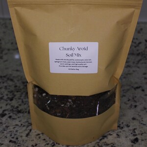 Premium Chunky Aroid Soil Mix for Houseplants – Well-draining Potting ...