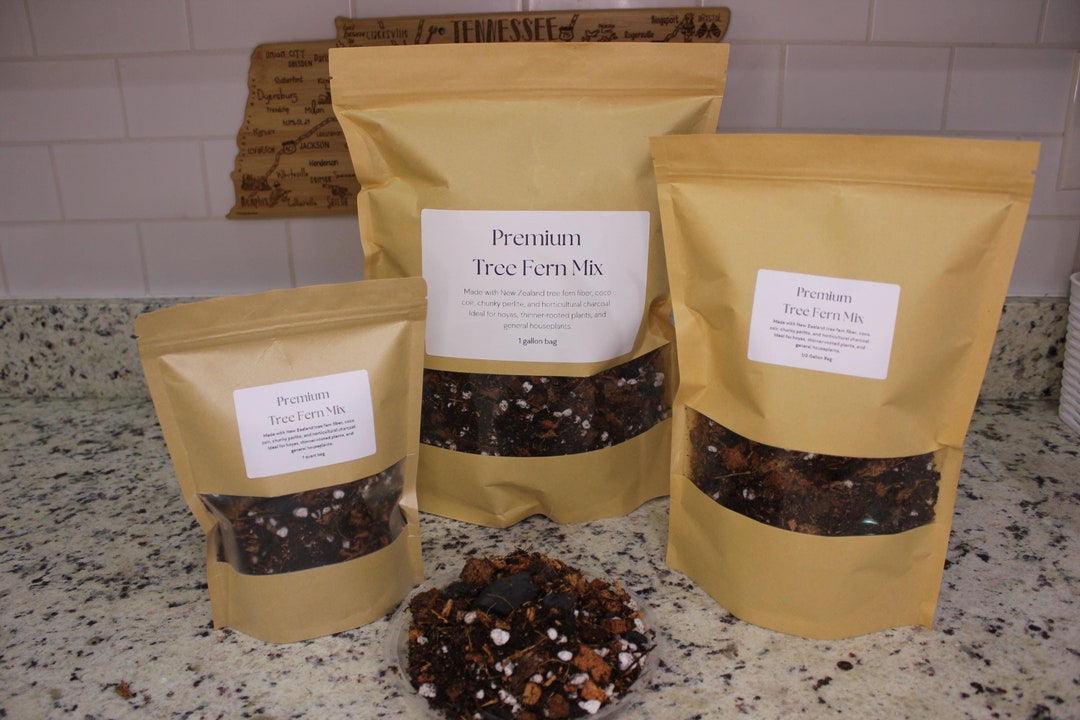 Premium Tree Fern Fiber Soil Mix for Hoyas, Aroids and Houseplants ...