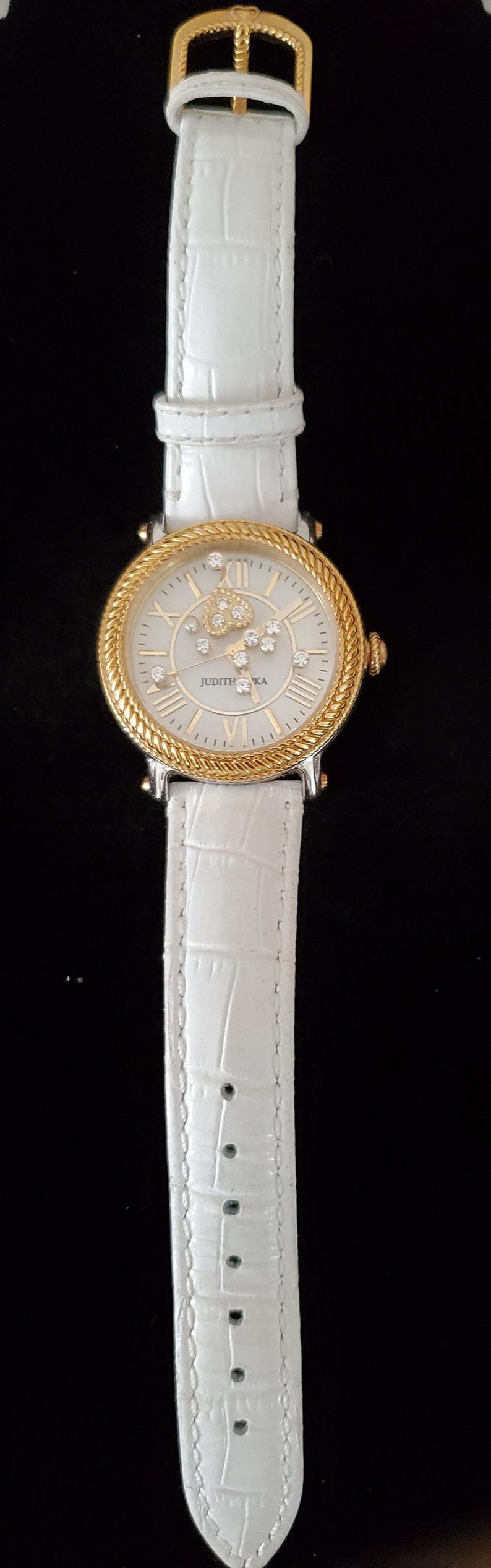 Judith Ripka Odyssey Diamonique Stainless Steel Watch - Etsy