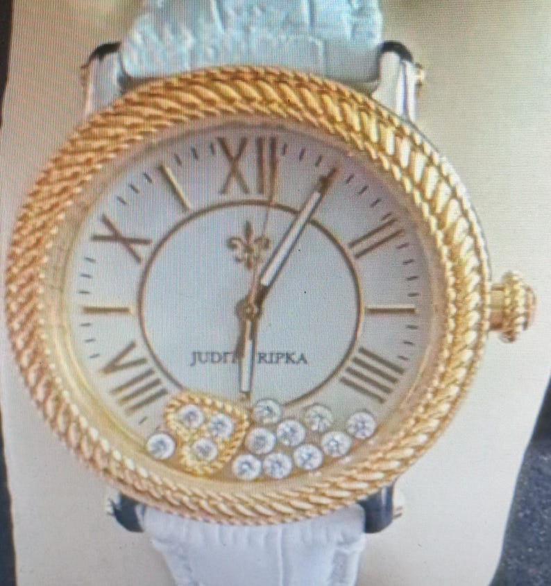 Judith Ripka Odyssey Diamonique Stainless Steel Watch - Etsy