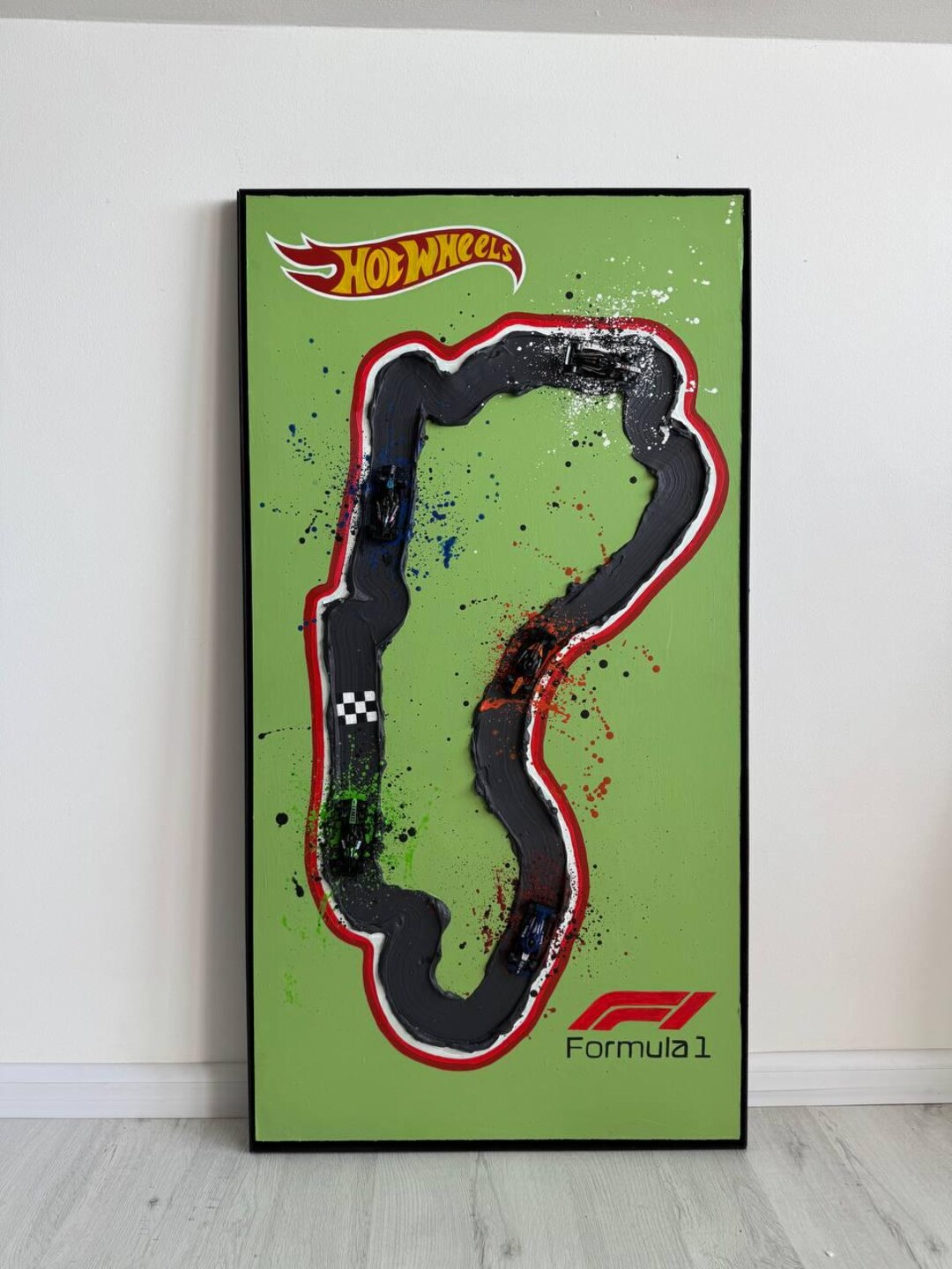Original Textured Racing Track Art | Formula 1 Inspired Painting ...