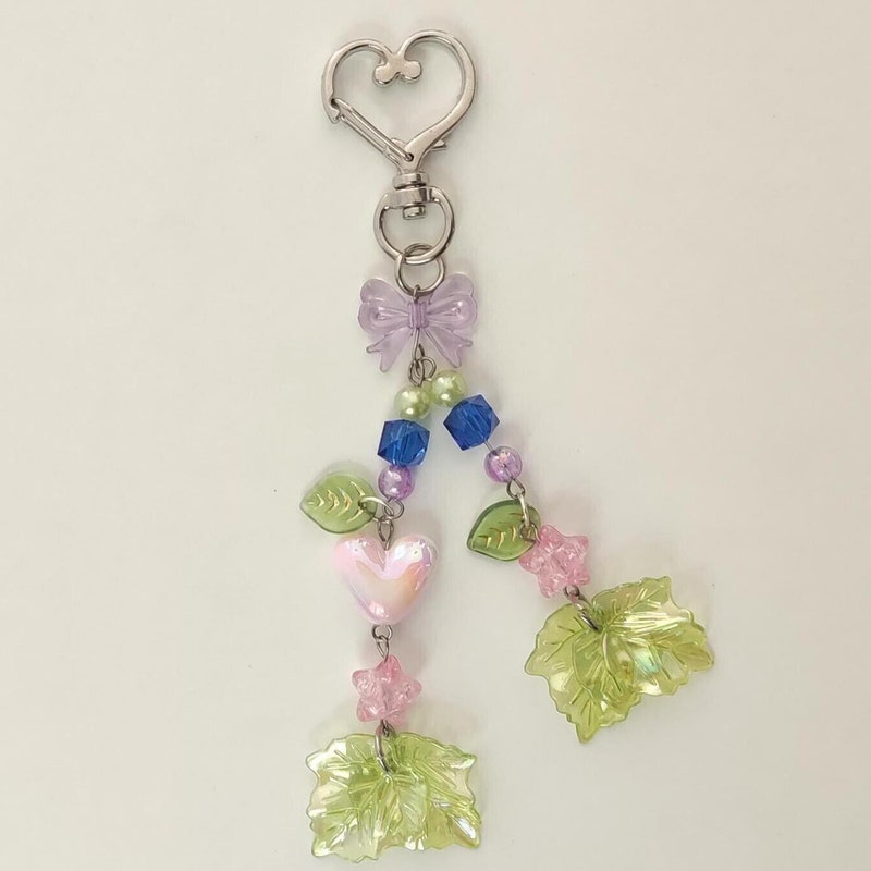 Beaded Keychain - Etsy