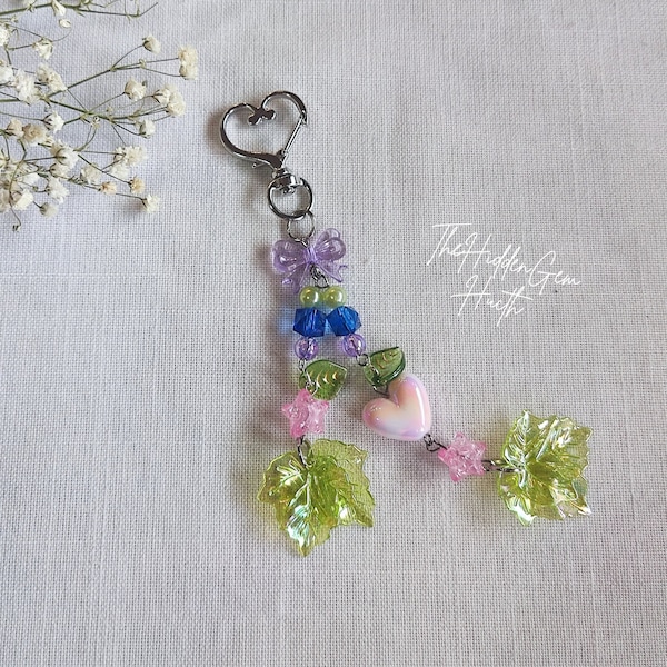 Beaded Keychain - Etsy