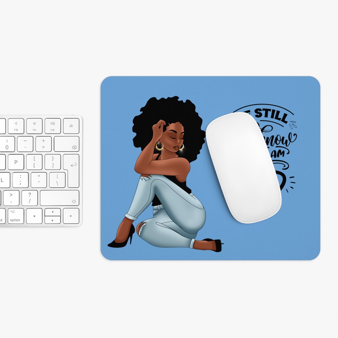 Faith Mouse Pad Be Still and Know I Am God Mouse Pad Inspirational ...