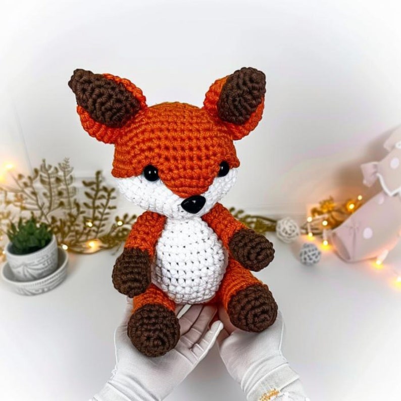 Fox Crochet Pattern, Fox Plush Pattern, Easy Amigurumi Animal PDF ...