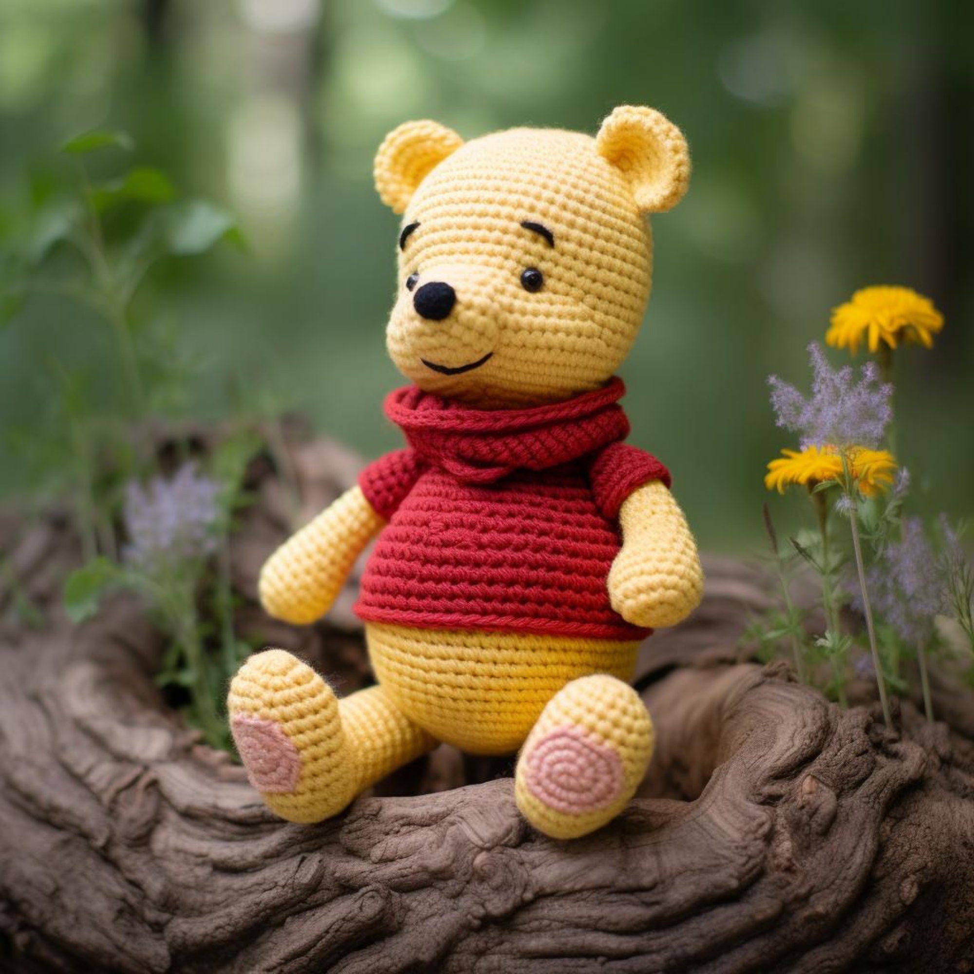 Winnie the Pooh Crochet Pattern, Amigurumi Pooh, Crochet Pattern ...