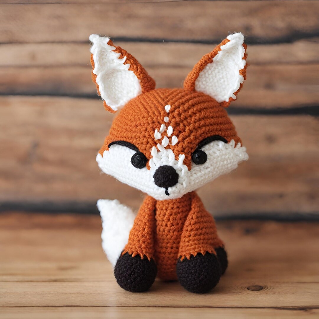 Fox Crochet Pattern, Fox Plush Pattern, Easy Amigurumi Animal PDF Pattern, Plush Toy, Crochet ...