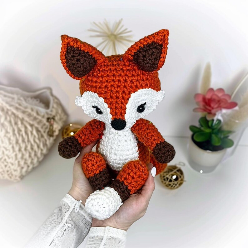 Fox Crochet Pattern, Fox Plush Pattern, Easy Amigurumi Animal PDF ...