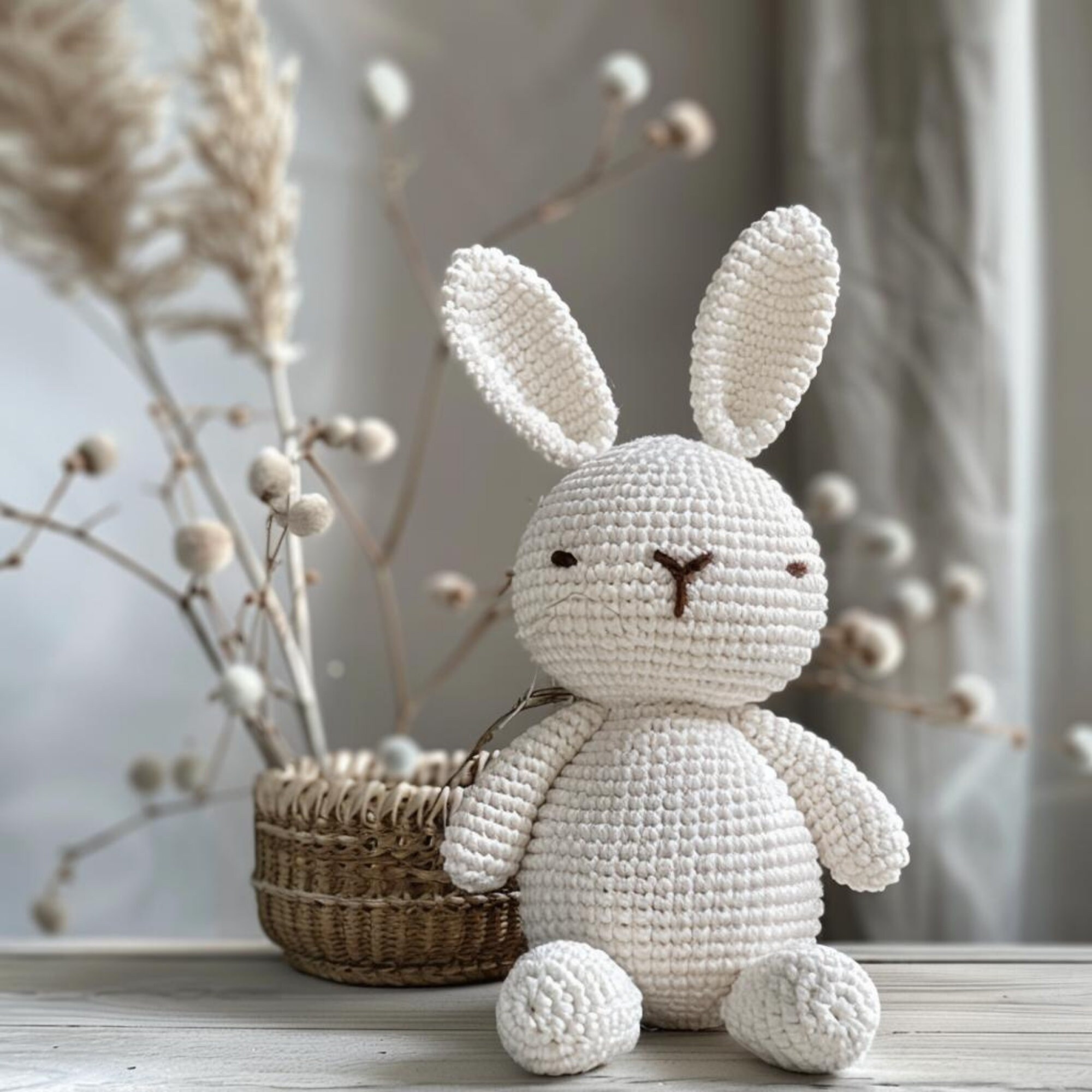 Rabbit Crochet Pattern, Amigurumi Tutorial PDF in English, Amigurumi ...