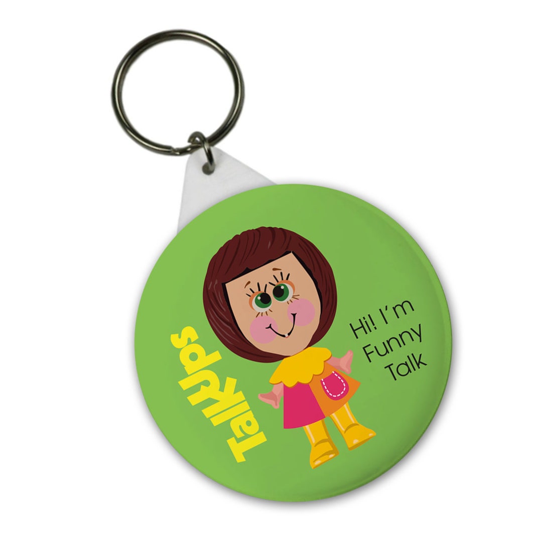 Mattel Talkups Doll - "funny Talk" Keyring - Etsy